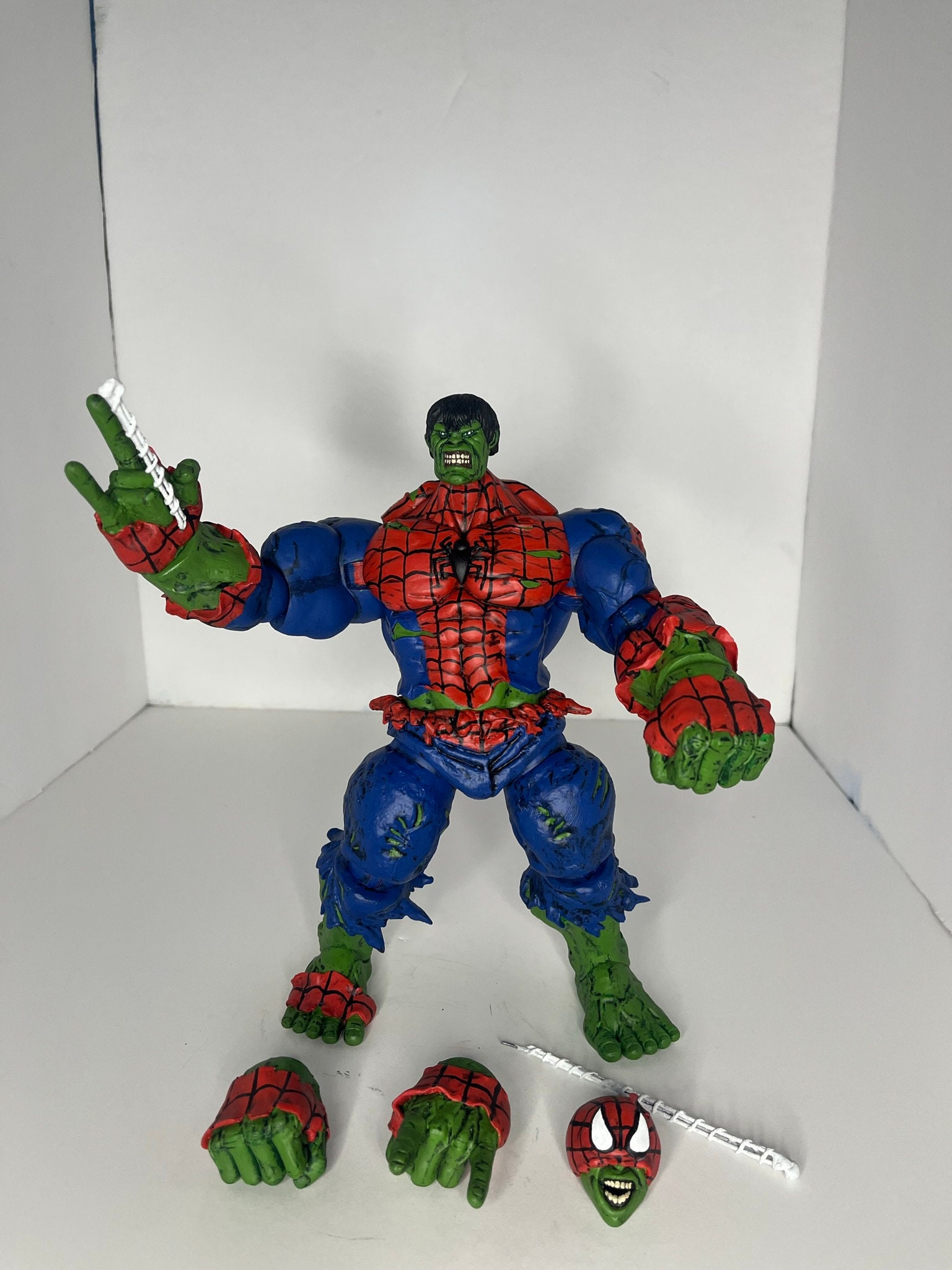 Spider Hulk Figure - Etsy
