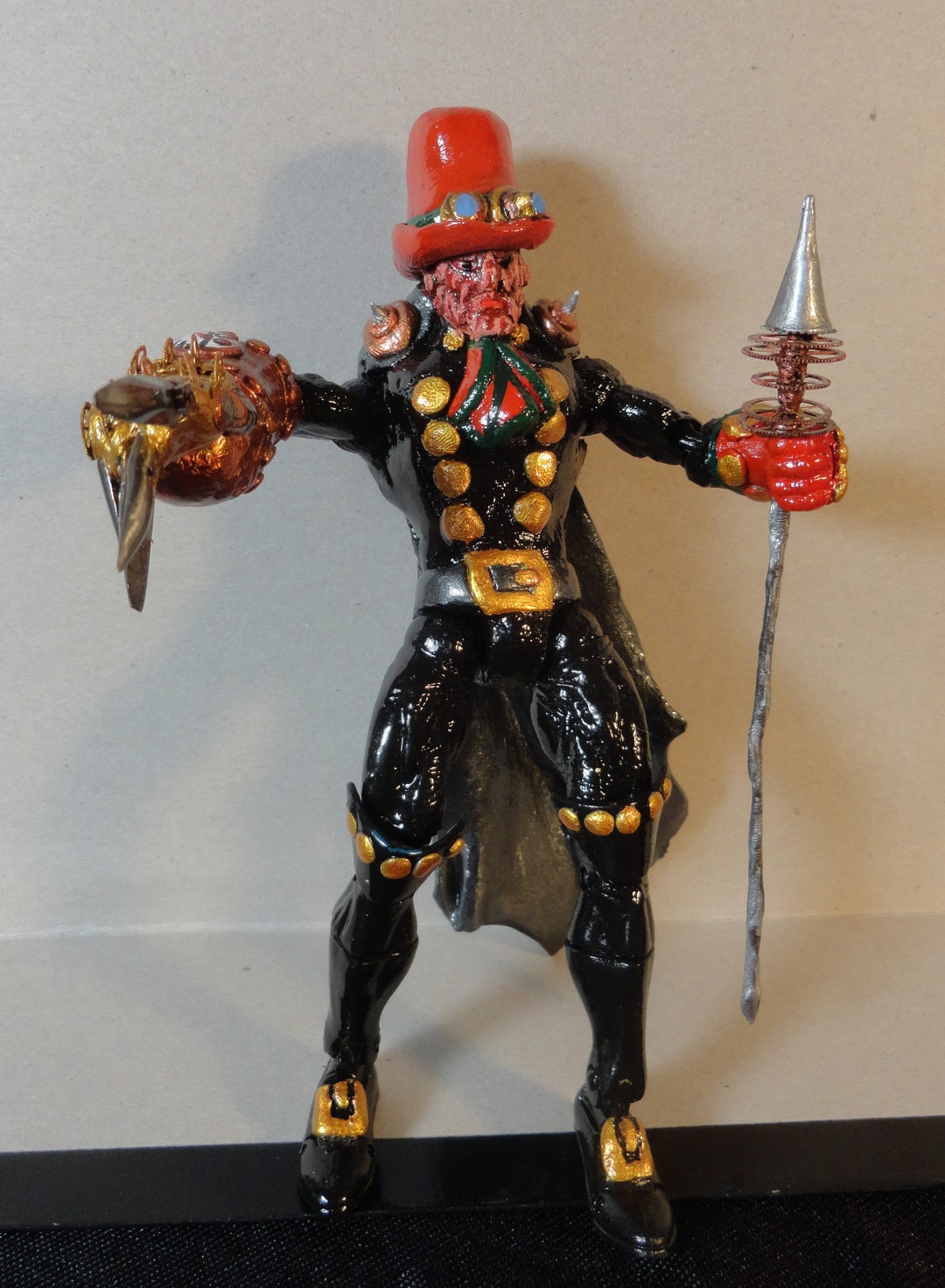 Steampunk Freddy Figure - Etsy