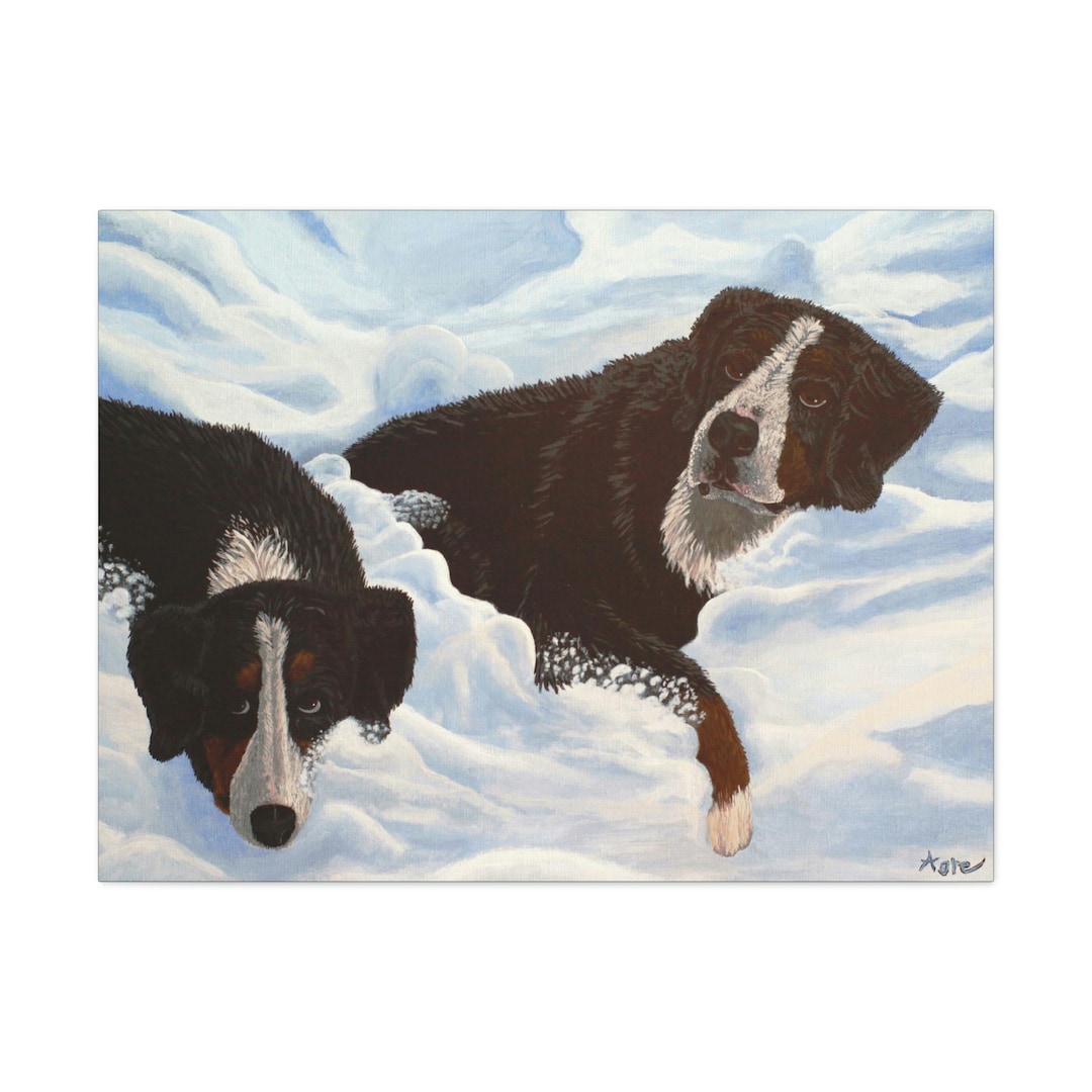 Bernese Mountain Dog Art Bernese Mountain Dog Wall Art Print Dog Lover ...