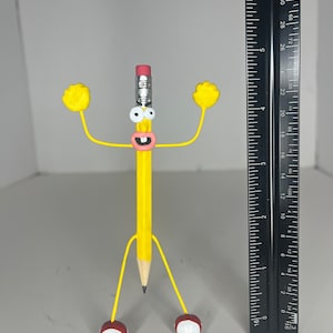 Rick and Morty Pencilvester Figure - Etsy