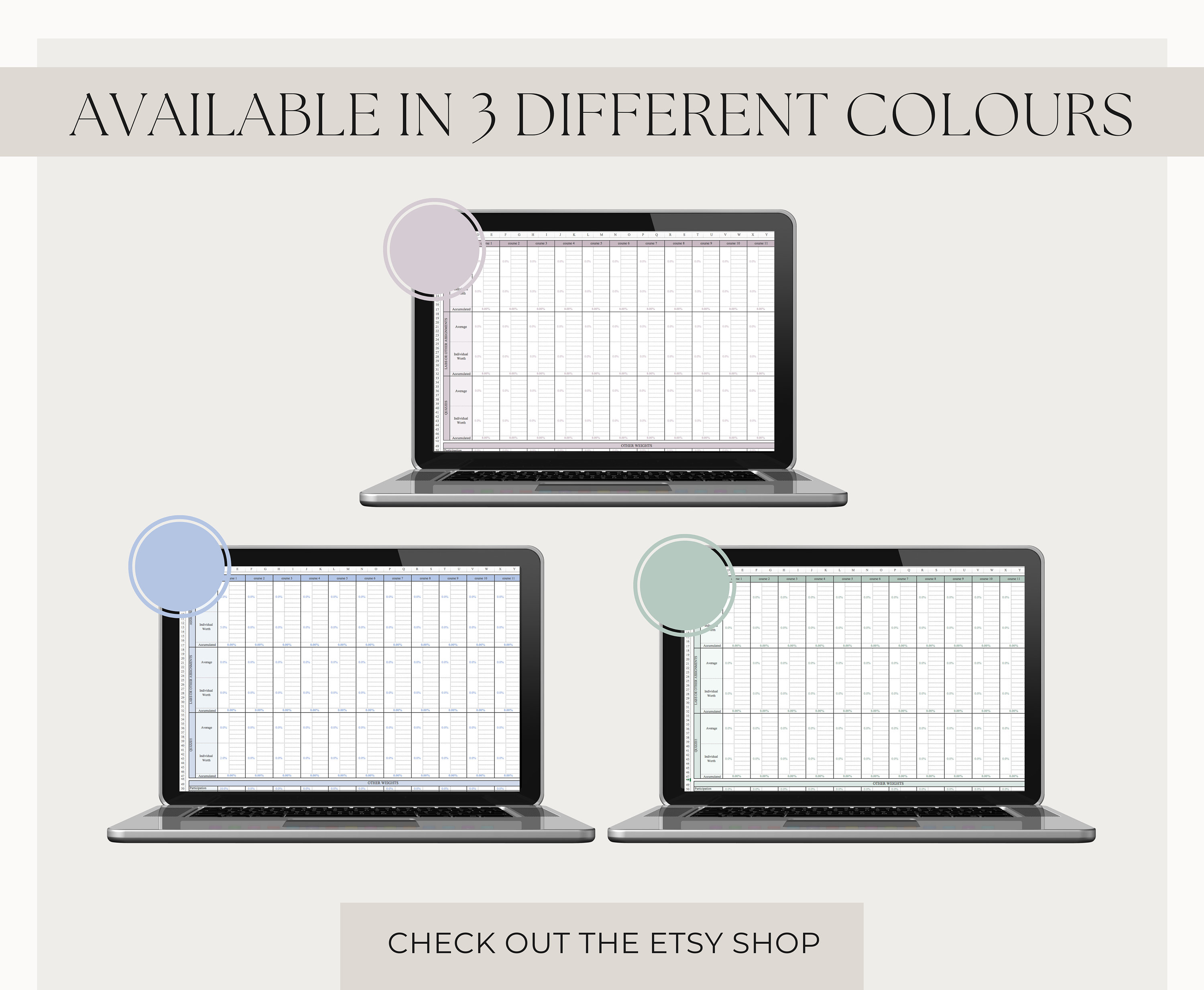 GPA Calculator Excel Spreadsheet | Digital GPA Calculator | GPA ...