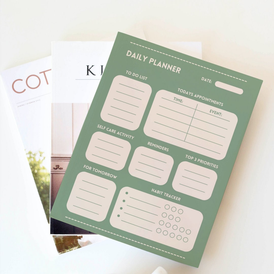 Daily Planner Printable, Daily to Do List for Work / Personal Life ...