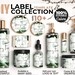 Lepo Theme-diy Editable Skincare Product Label Collection Body Butter ...