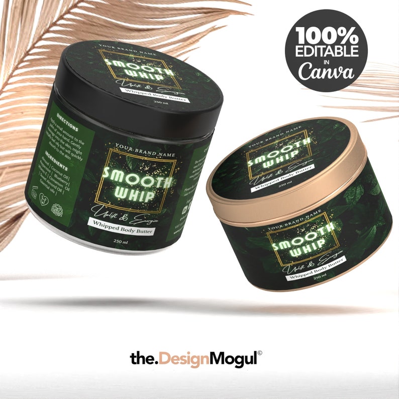 Editable Body Product Labels Custom Skin Care Labels DIY - Etsy