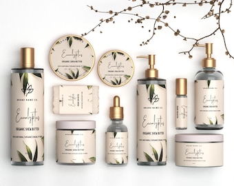 DIY Editable Skincare Product Label Template-body Butter - Etsy