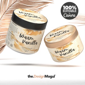 Editable Body Product Labels , Custom Skin Care Labels, DIY Cosmetic ...