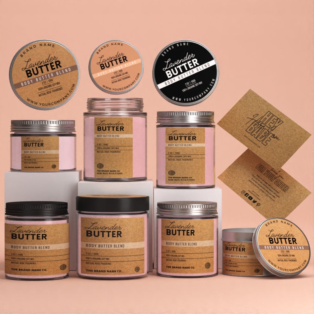 Editable Body Product Labels, DIY Cosmetic Labels, Editable Cosmetic ...