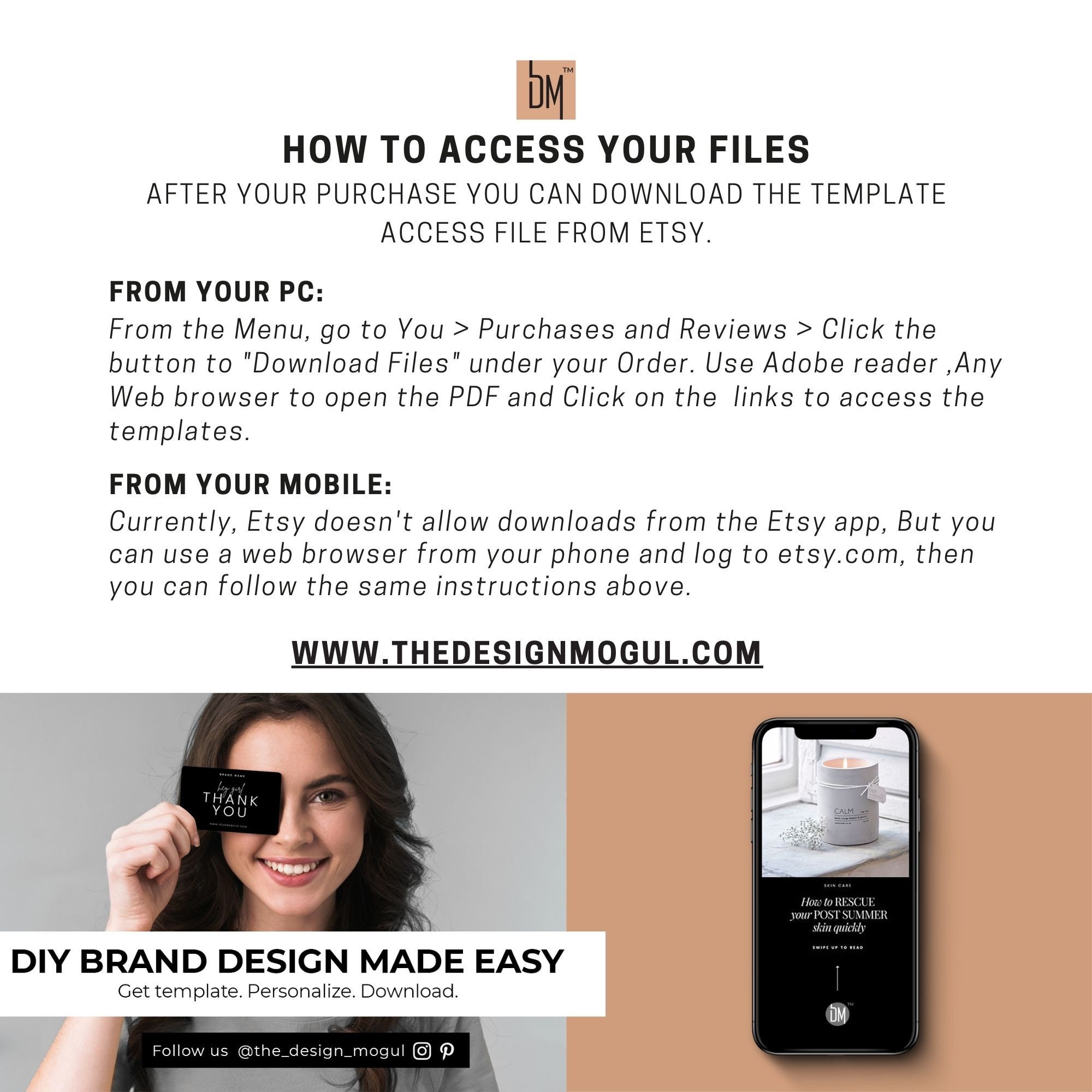 DIY Customizable Body Product Label Template Set Printable | Etsy