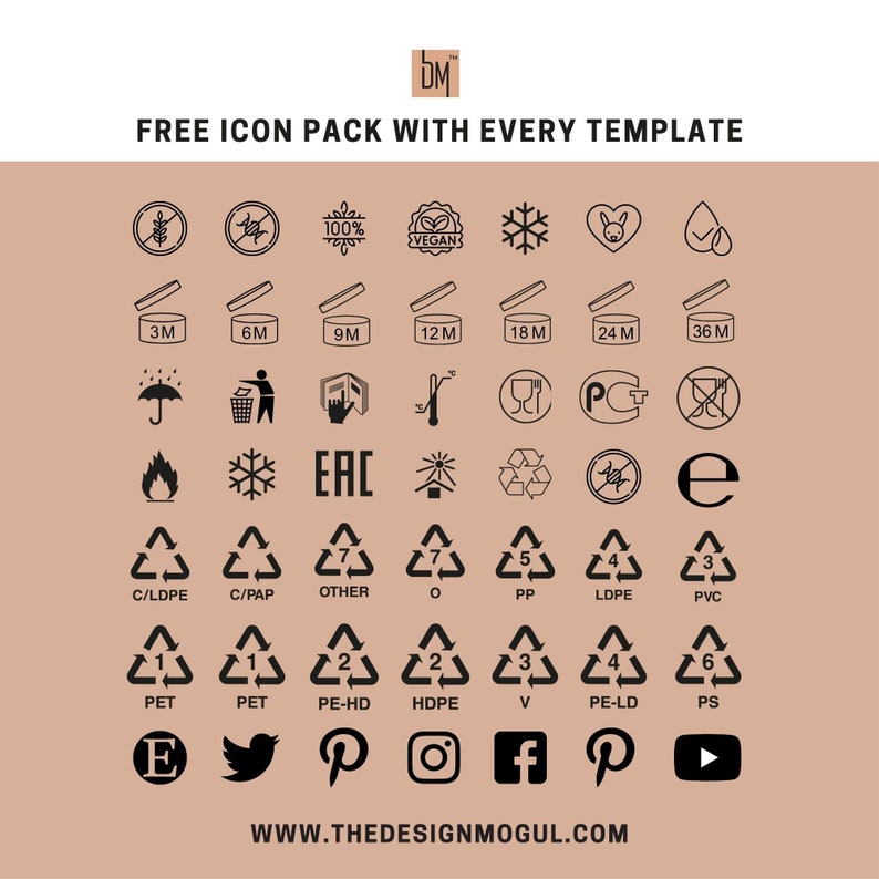 EDITABLE Body Butter Label Template DIY Shea Butter Labels - Etsy