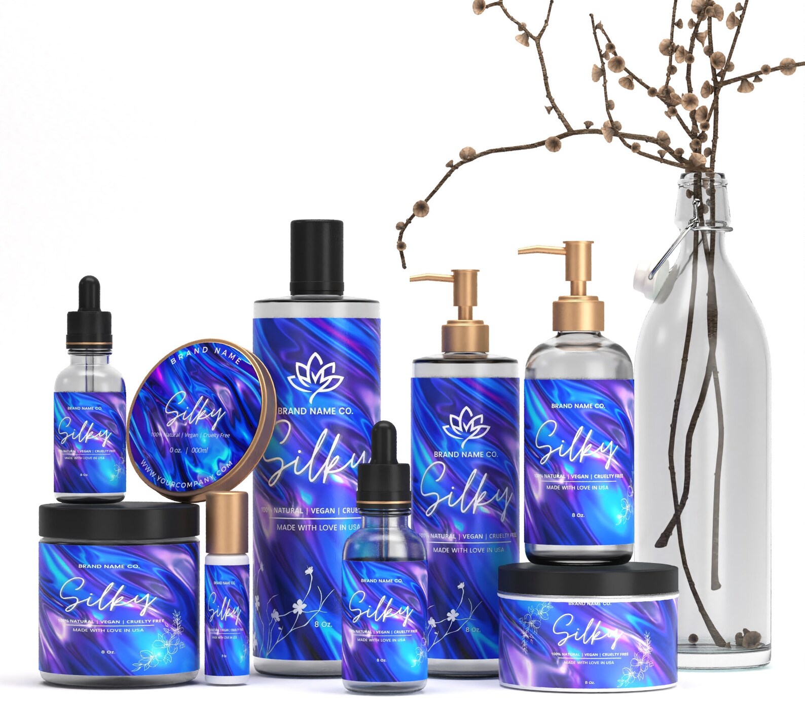 DIY Printable Body Butter Label Design Template Custom - Etsy