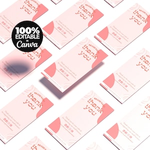 BOHO Pink DIY Editable Box Label Template, Custom Packaging Labels ...