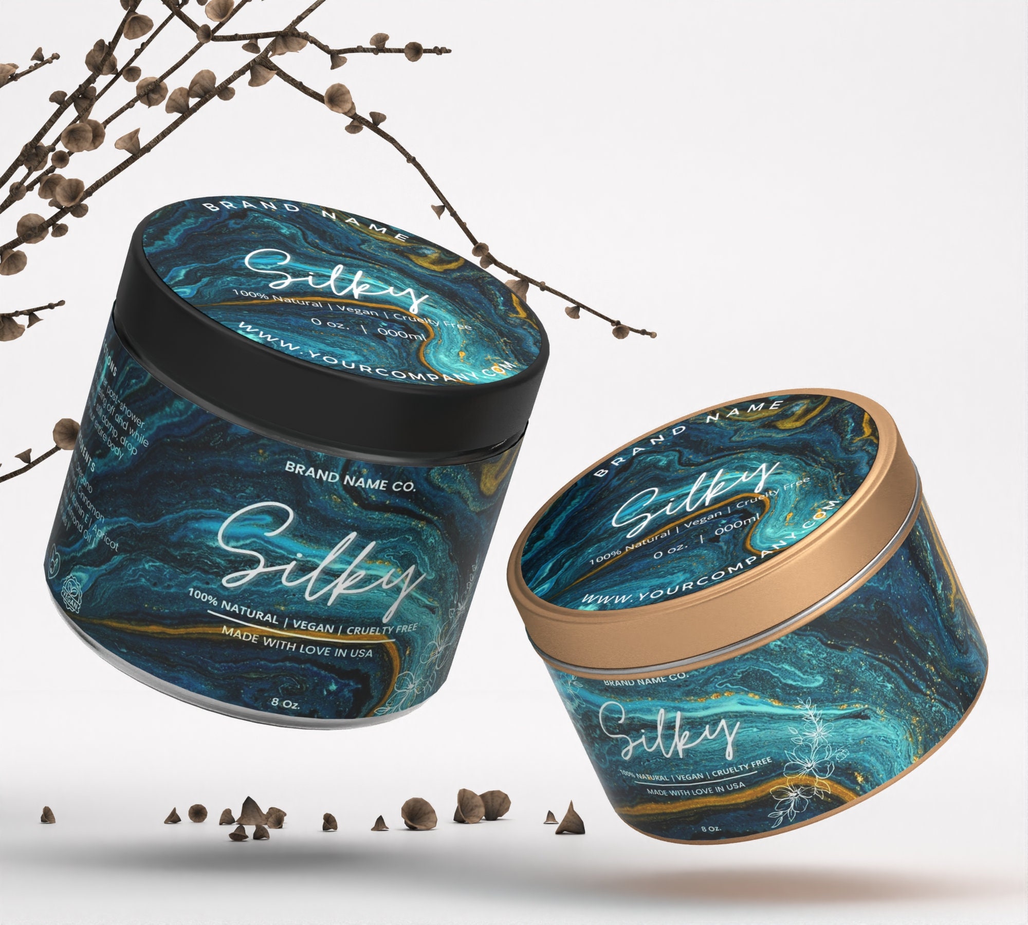 Editable Skincare Labels Pack DIY Body Product Labels - Etsy