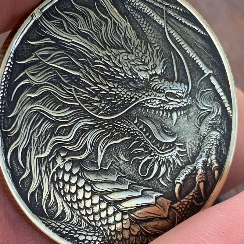 Dragon Medallion - Etsy