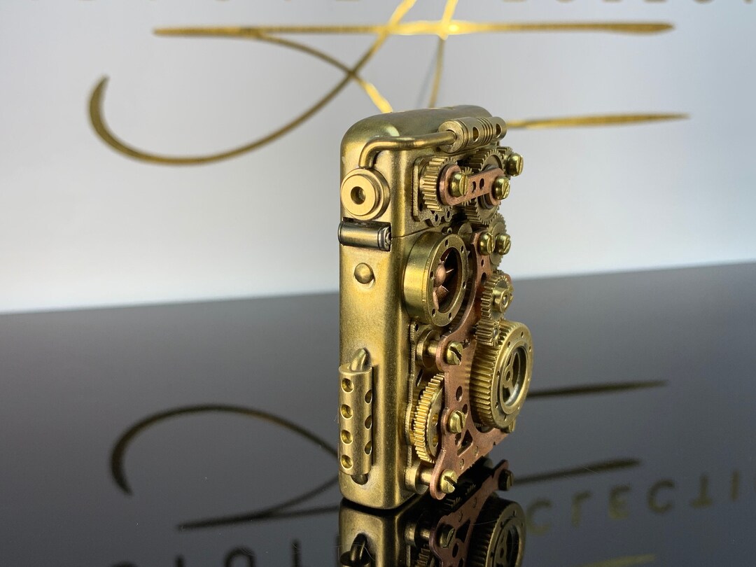 Steampunk Lighter, Auto Ignition, Runs on Lighter Fluid, Old School ...