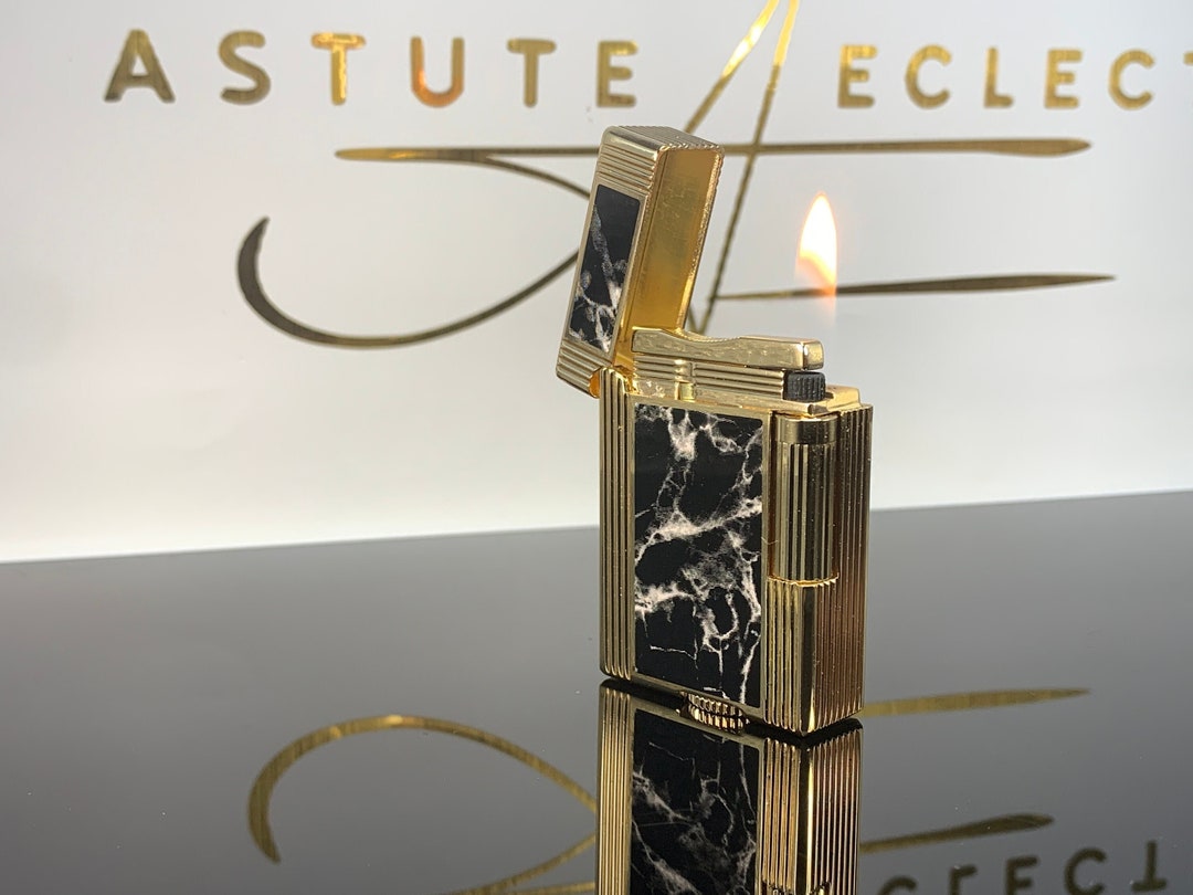High Class Table Lighter, Refillable Flip Top With Side Grind Flint in ...