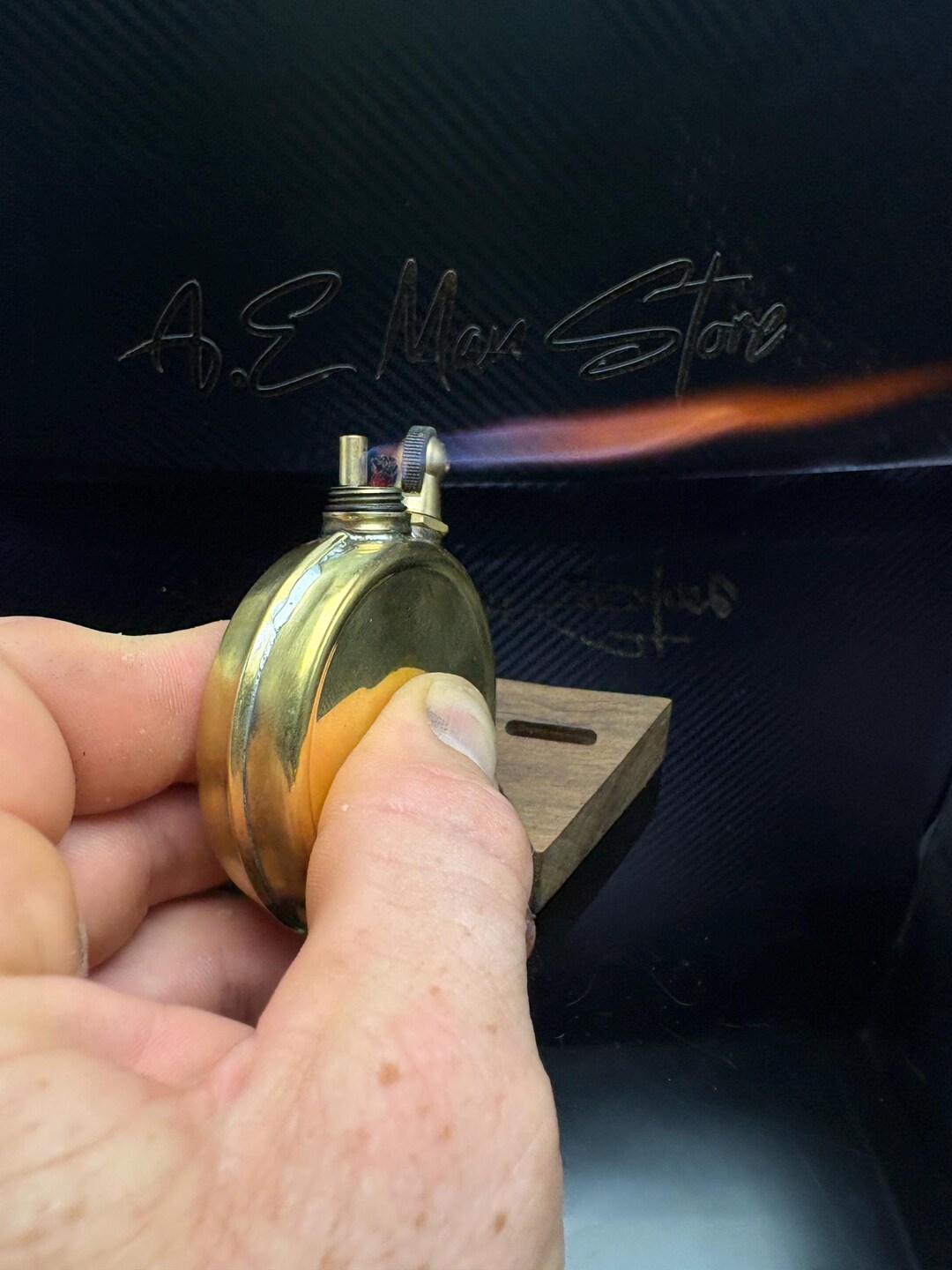 Fire Breathing Vintage Style Lighter, Simple Screw N Spark, Steampunk ...