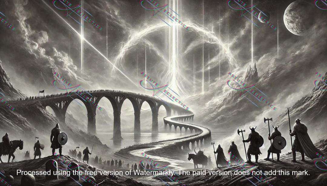 Viking Bifrost Bridge Image File - SVG - PNG - JPEG - Laser Engraving ...