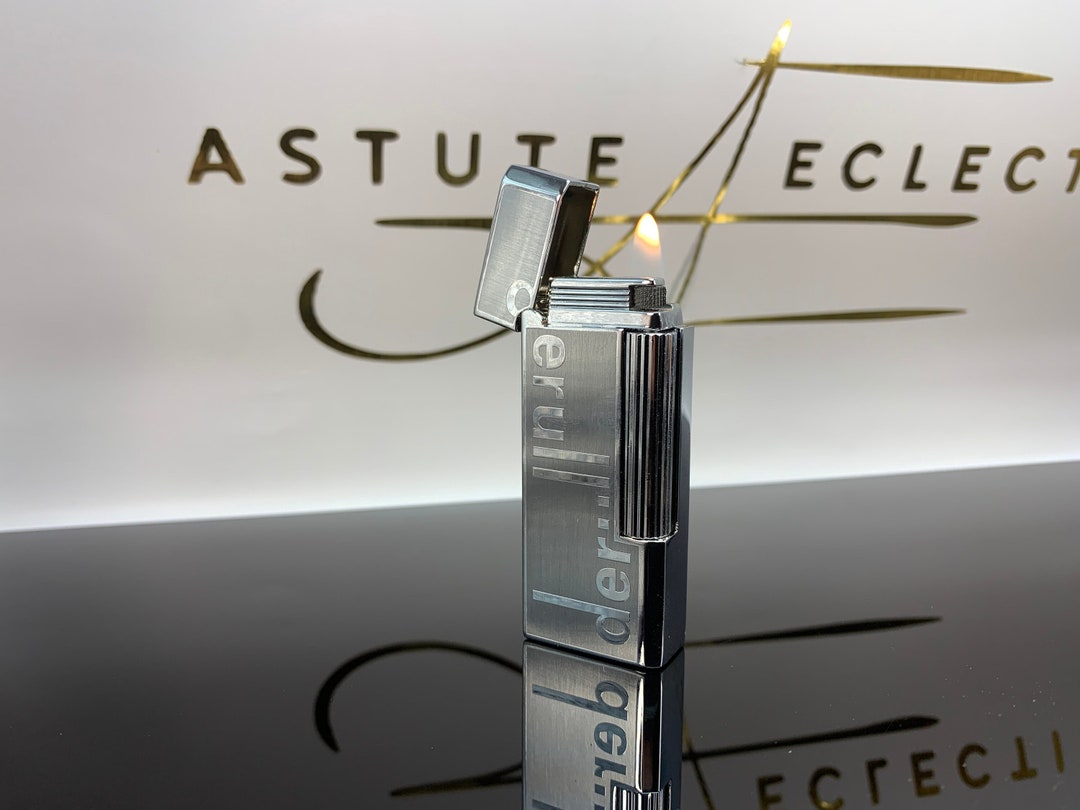 Deluxe Flint Lighter, Silver Flip Top Side Grind Flint Lighter ...