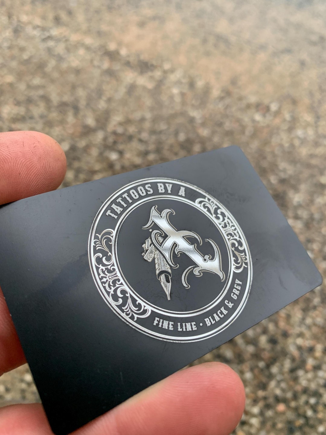 Metal Business Cards, Custom Laser Engraved Alloy Cards in Matte or ...