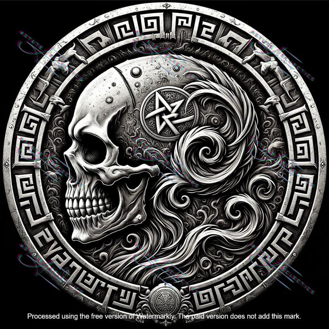 Skull Coin Design File - Svg/png/jpeg/lightburn - for CNC and Laser ...