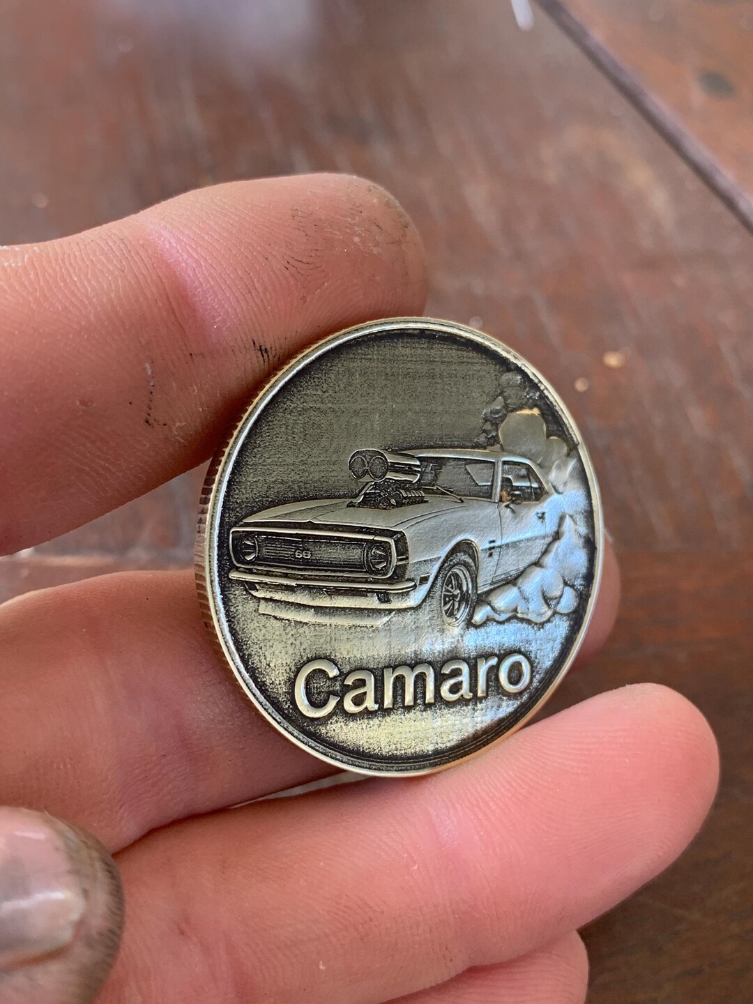 Camaro Muscle Car Coin Design File Instant Download for CNC & Laser ...