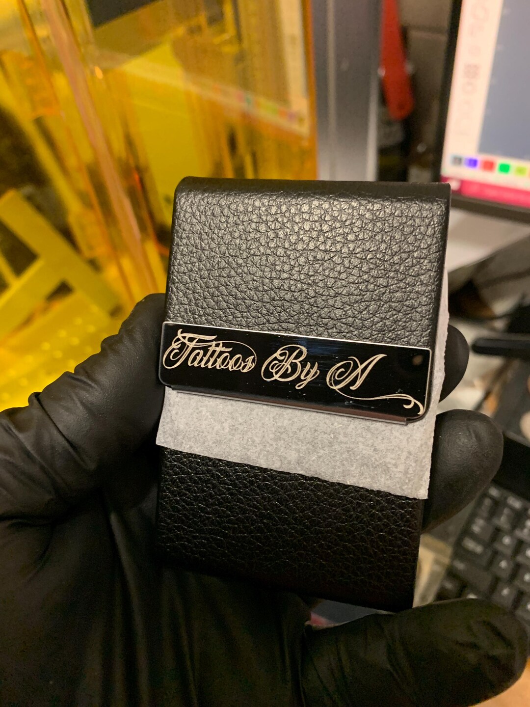 Personalised Cigarette Case or Business Card Holder, Luxury Leather ...