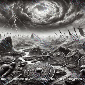 Viking Battleground Image File - SVG - PNG - JPEG - Laser Engraving ...