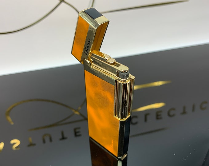 Deluxe Flint Lighter, Orange Flip Top Side Grind Flint Lighter ...