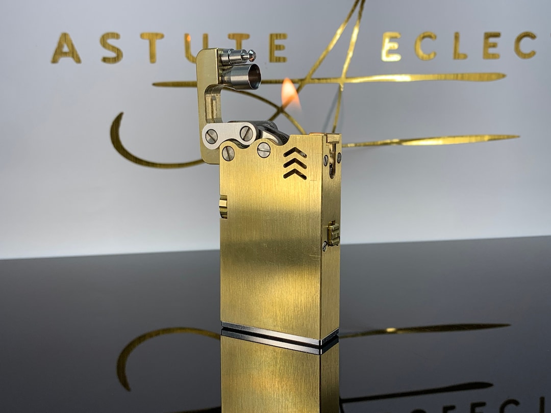 New Mechanical Lighter, Runs on Lighter Fluid, Auto Ignition, Precision ...