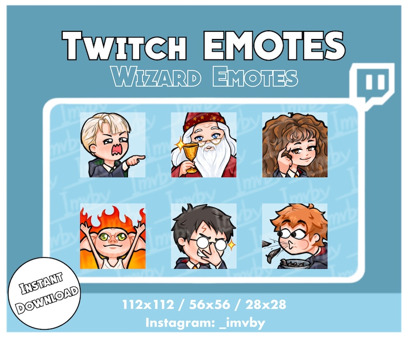Magical Wizard/witch Meme Emotes for Twitch and Discord | Set of 6 - Etsy