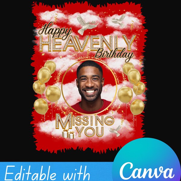 Red Heavenly Background - Etsy