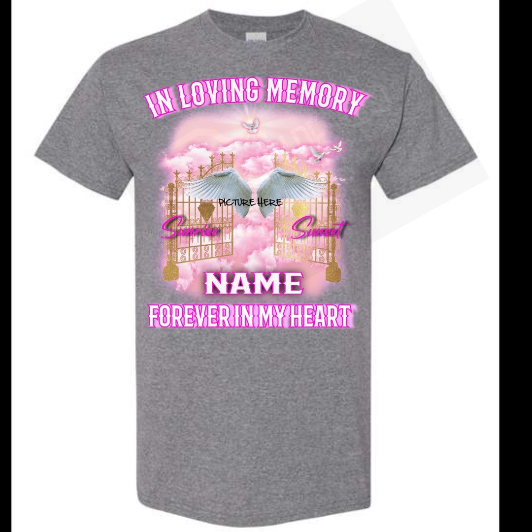 In Loving Memory Pink and White PNG, Forever in My Heart PNG, Insert ...