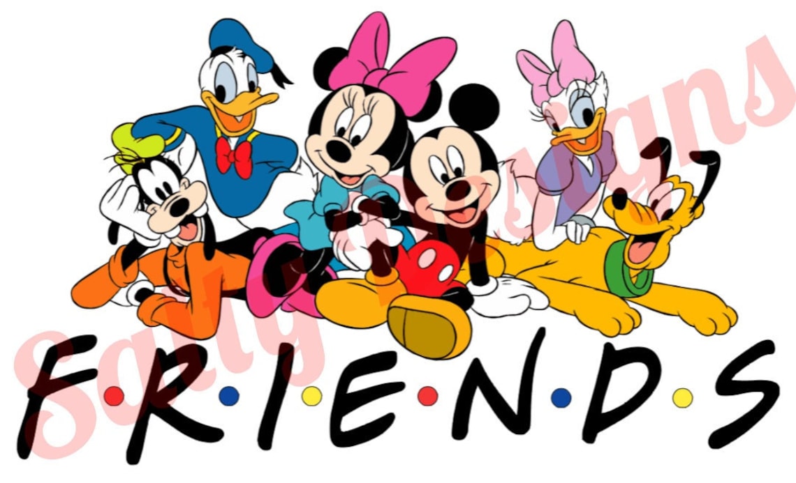 Mickey Mouse and Friends PNG File, Mickey Mouse PNG, Minnie Mouse ...