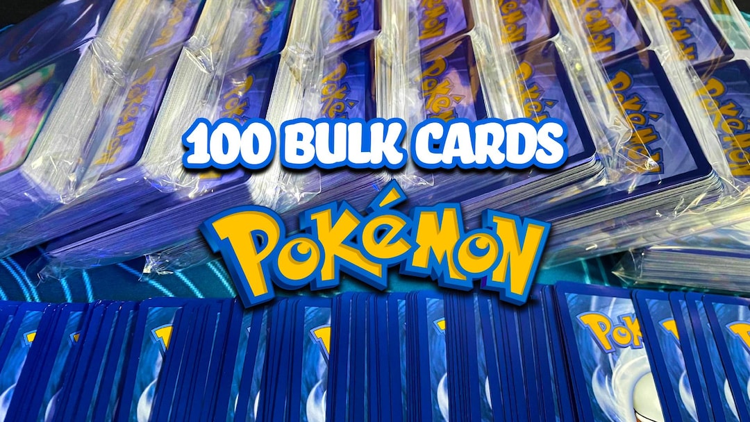 100x Pokemon Cards Bundle Pack Guaranteed 10 HOLO/ REV Holo 100% ...