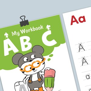 4 Sets of Fun & Easy Hand Writing Alphabet PDF, ABC Preschool Uppercase ...