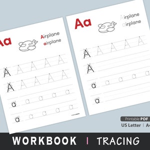 4 Sets of Fun & Easy Hand Writing Alphabet PDF, ABC Preschool Uppercase ...