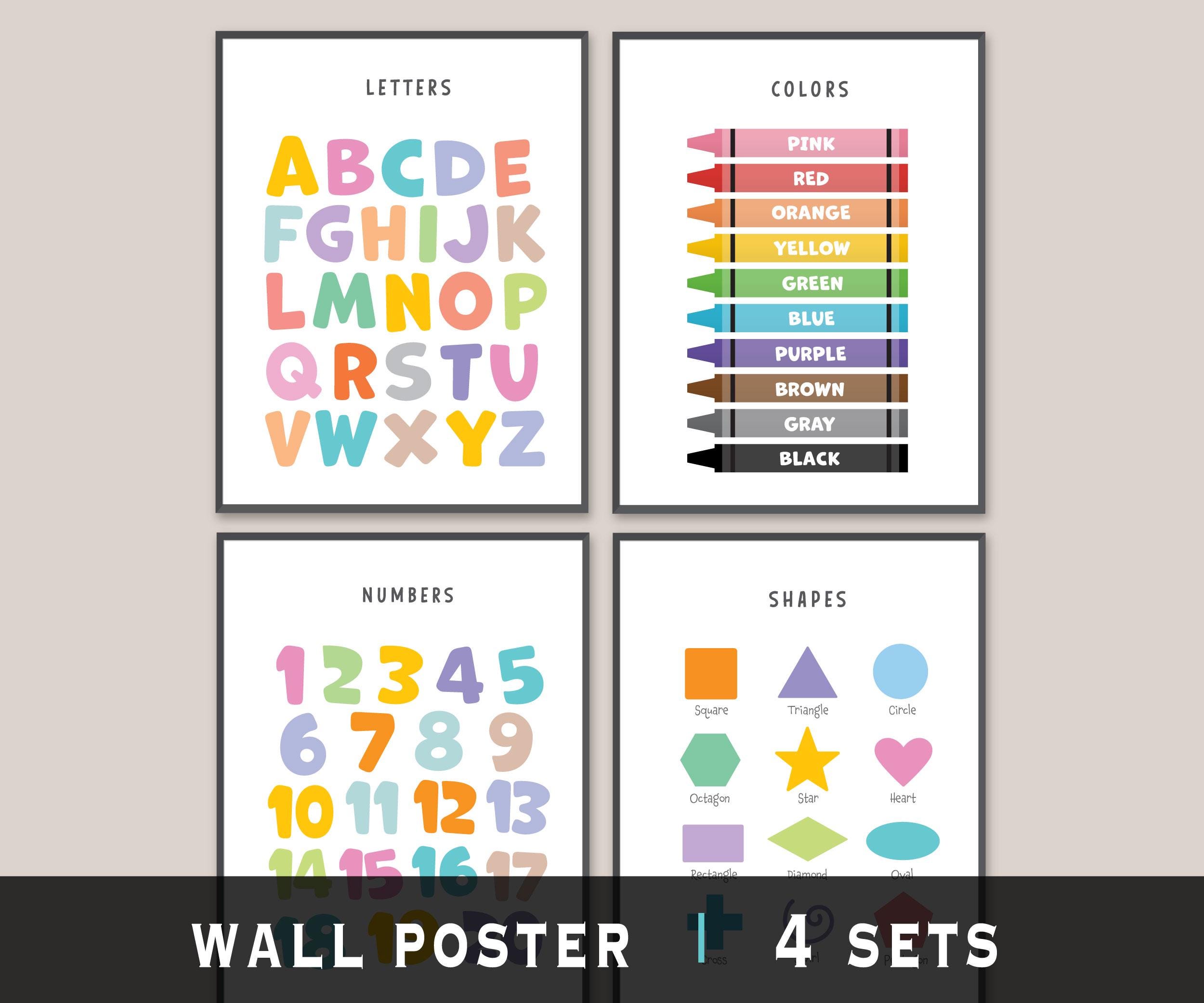 Educational Posters for Preschoolers, Homeschool Printable ...
