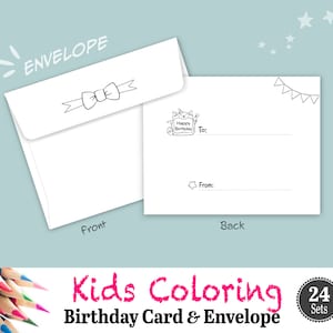 Fun Kids Birthday Printable, Cute Animal Birthday Card, Birthday Party ...