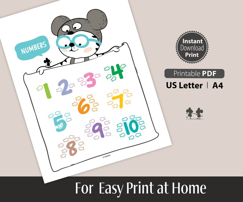Rainbow Toddler Learning Poster Printable, Kids Friendly Preschool ...