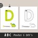 Toddler ABC Poster With DIY Fun, One Letter a Day Alphabet, Beginning ...