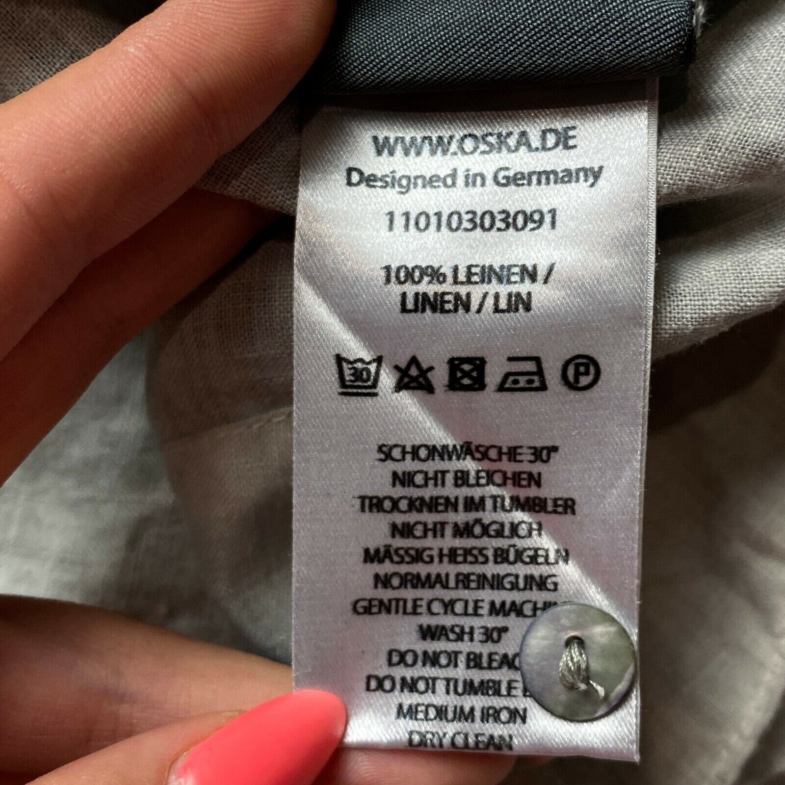 Womens Dress Oska Size 5 Linen - Etsy