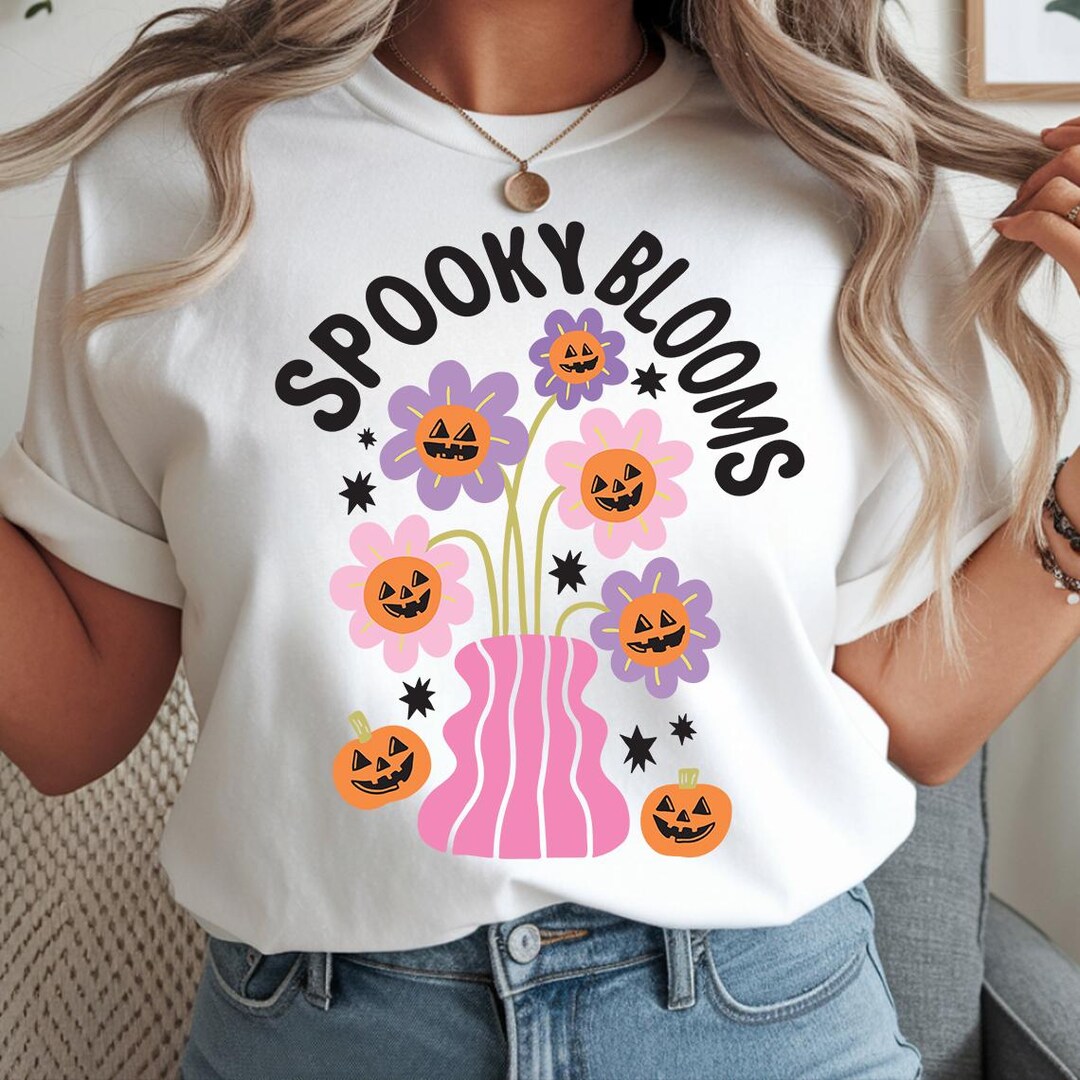 Spooky Blooms Halloween Flowers PNG: Digital Art Download - Etsy