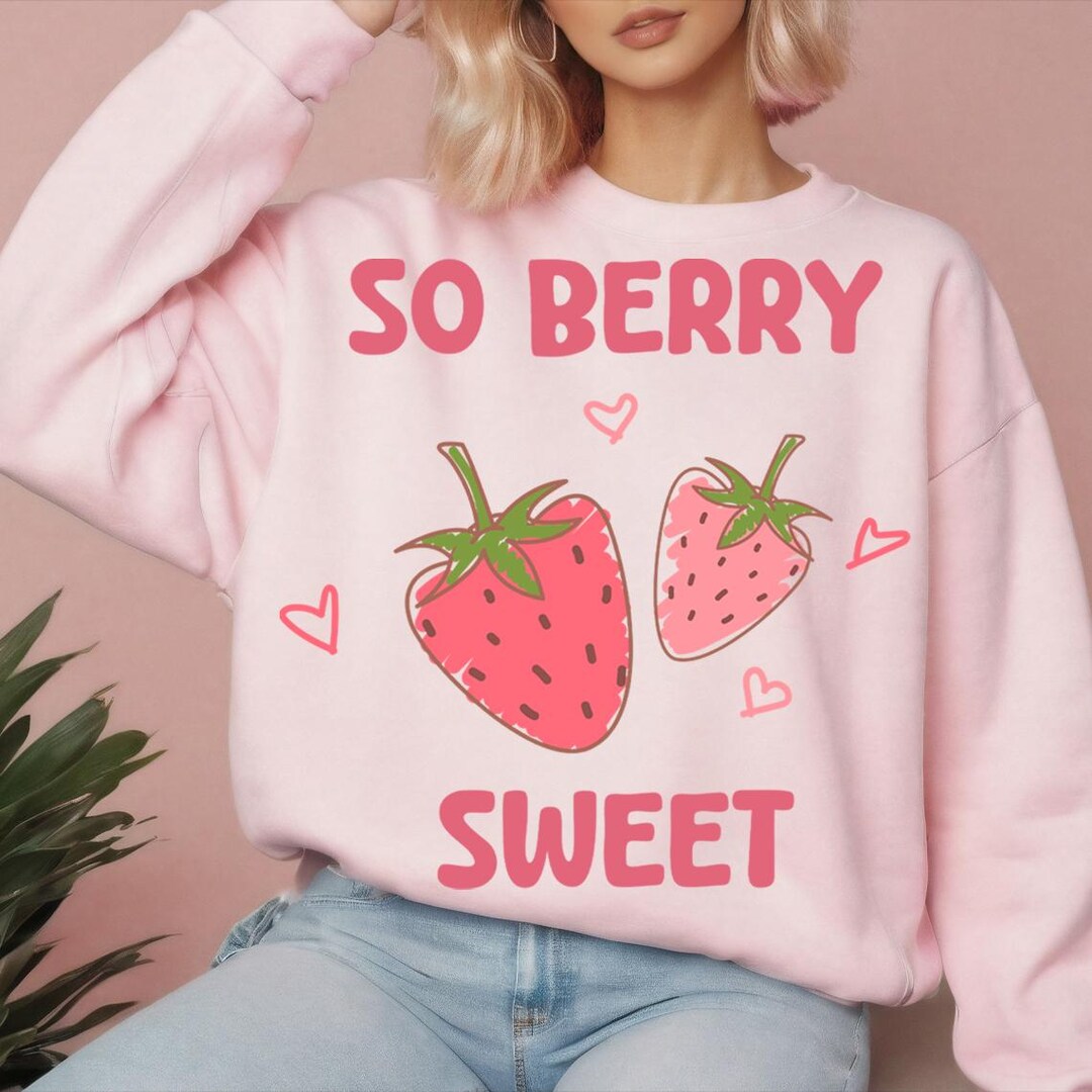 So Berry Sweet Strawberry Valentines Day Png, so Berry Sweet Png ...
