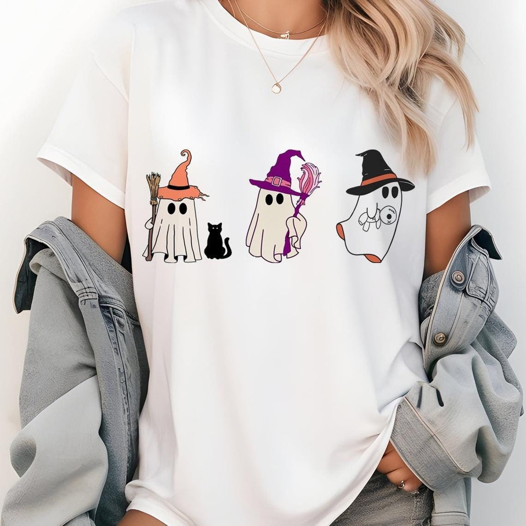 Witch Ghosts Png, Halloween Ghosts Png, Cute Ghost Png, Halloween Witch ...