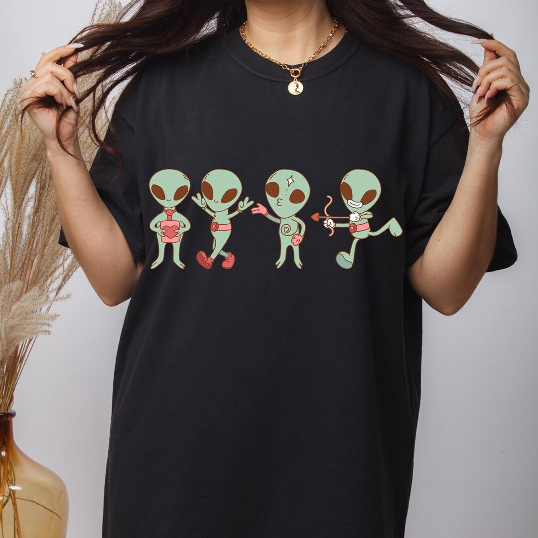 Aliens Valentine's Day Clipart PNG, Alien Love Png, Funny Alien ...