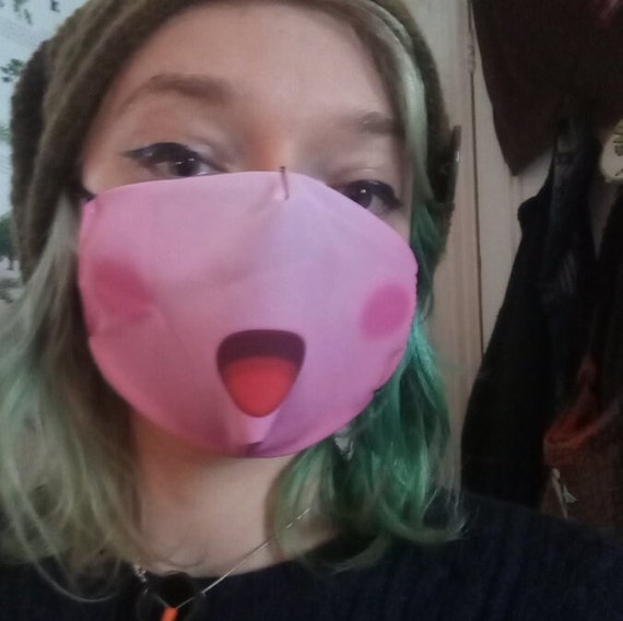 Kirby Face Mask smash Alts Available - Etsy