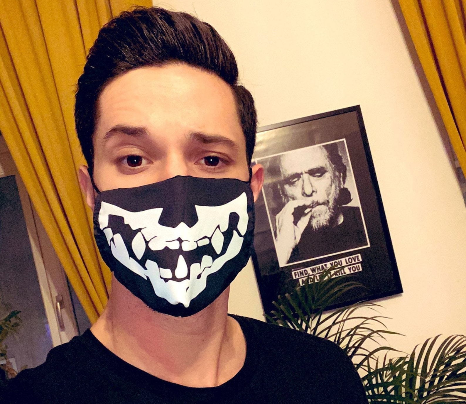 Splatoon Inkling Skull Face Mask - Etsy