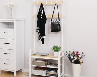 White Coat Rack | Etsy