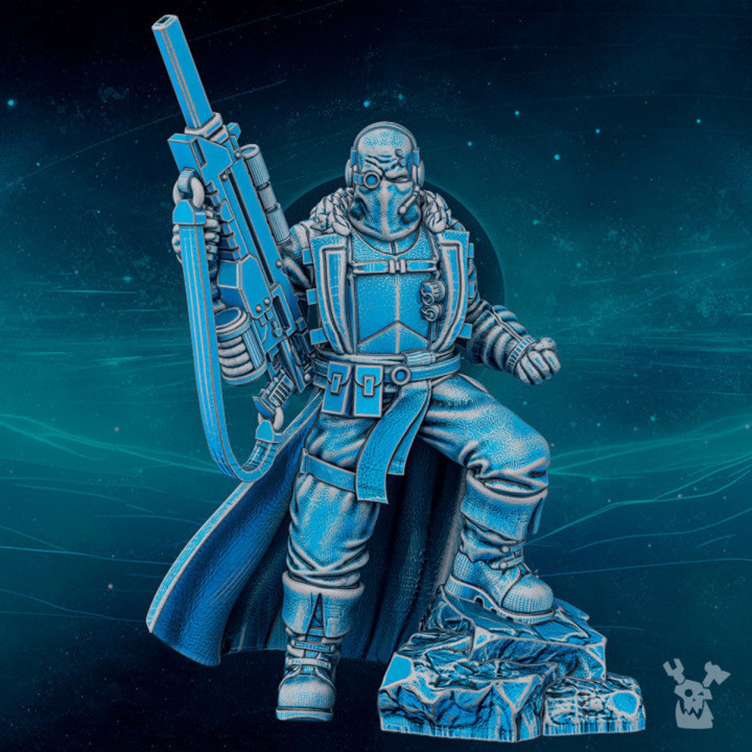 COMMANDER FISHER, Scylla Legion 8k Resolution Miniature / Grimdark ...