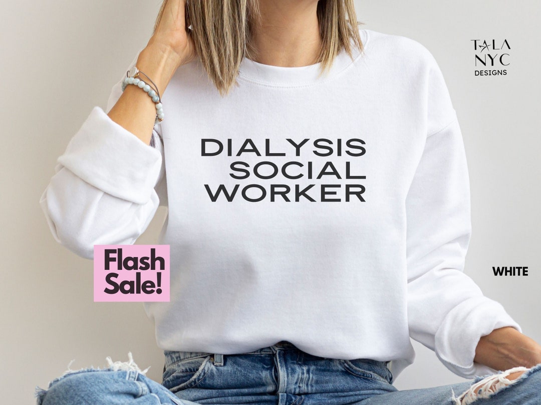 Dialysis Social Worker Sweater, LMSW 2023 Social Worker Gifts, Social ...